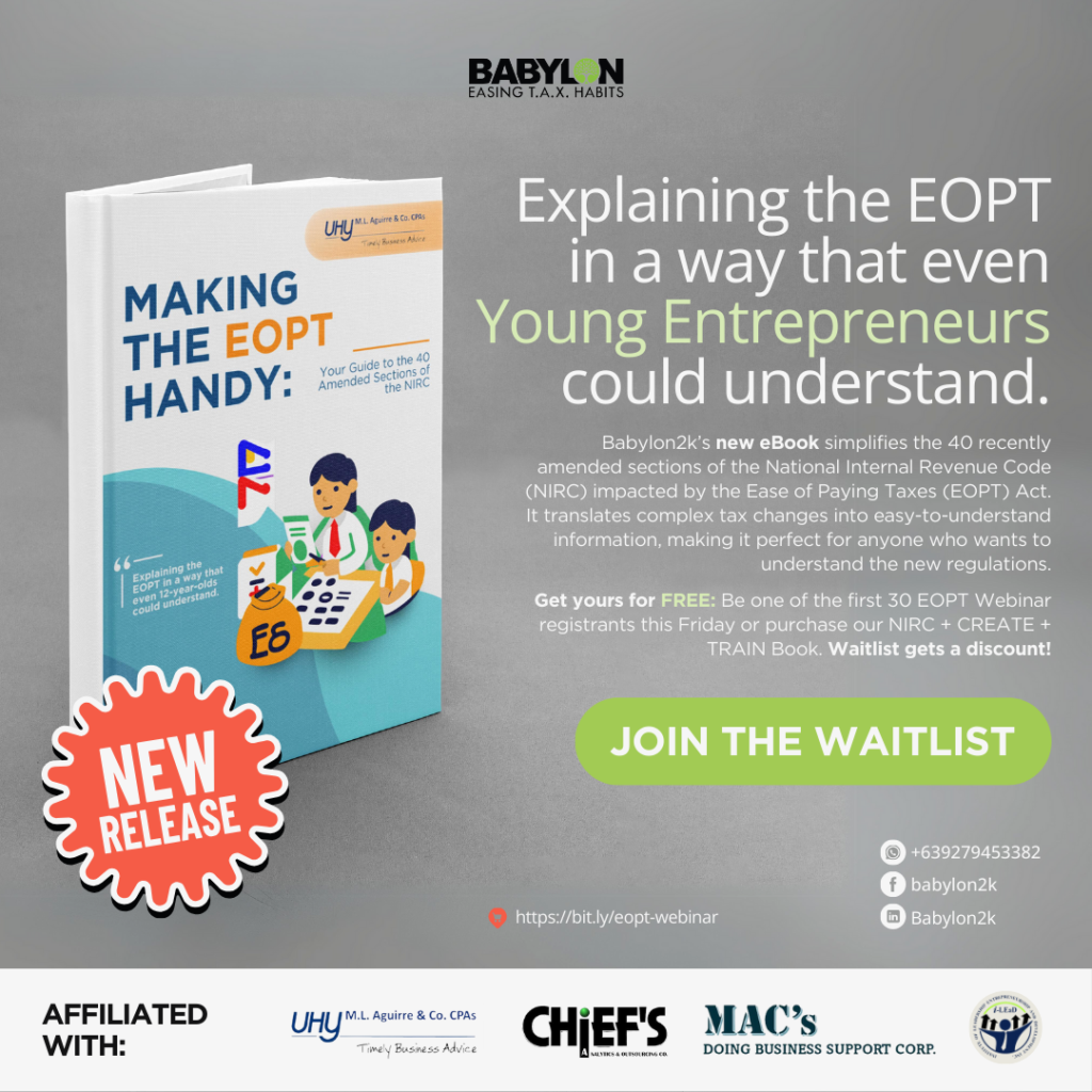 EOPT eBook Waitlist - Babylon2k